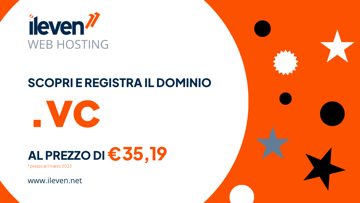Dominio .vc - Ileven.net - Consulenza IT e Progetti Web